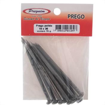 Cartela Prego Preguim Com Cabeca 19X36 (3,90X83mm) Com 75 Gramas 1897 ...