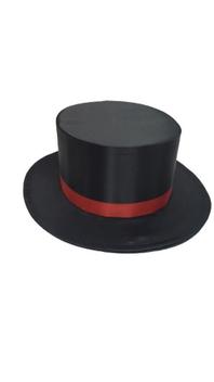 Cartola Exu Preta Baixa Com Vermelho Umbanda Candomblé- Zp7 - Vestuário ...