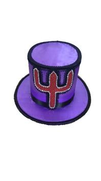 Cartola Exu Roxa Alta Com Vermelho Umbanda Candomblé-Zp7 - Chapéu de ...