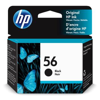 Cartucho de tinta HP 56 preto C6656AN para HP DeskJet, PhotoSmart ...