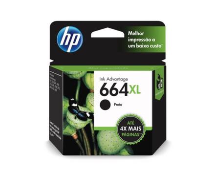 Cartucho Hp 664xl Preto Original 2676 3776 4676 - Cartucho de Tinta ...