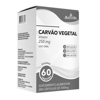 Carvão Vegetal 60 cápsulas MaxViril - Fitoterápicos - Magazine Luiza