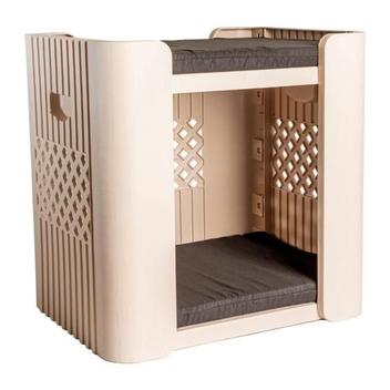 Casa De Gato e Cachorro Dois Andares Duplex Pet Stand Porte Pequeno 2 ...