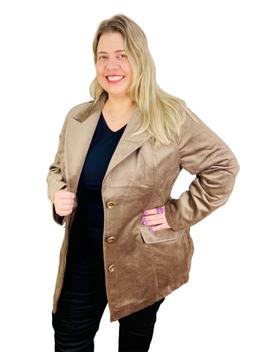 Casaco Feminino Plus Size Sobretudo Forrado 618001 618002 - ORIGINAL ...