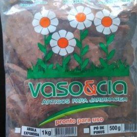Casca de Pinus "Vaso e Cia" 5 Kilos Especial Decoracao Rosas Orquideas - vaso & cia - Vasos para ...