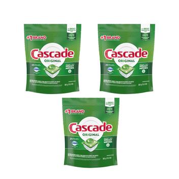 Cascade Original Fresh 25 Pods - 3 unidades - Detergente - Magazine Luiza