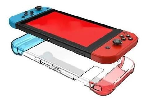 Case Bumper Tpu Slim Para Nintendo Switch Premium TechKing Kit Capinha e Pelicula para Celular Magazine Luiza