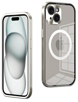 Case Luxo Metal Alumínio Compatível com iPhone 12 13 14 15 Pro Pro Max ...