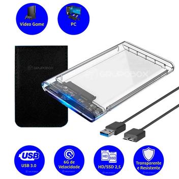 Case Para Hd Transparente Externo Resistente Usb 2.5' - Infokit - Case ...