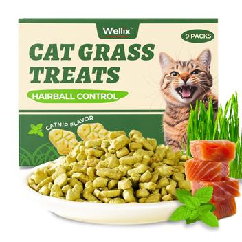 Cat Grass Treats Wellix Healthy Kitten Snacks 450 g de salmão ...
