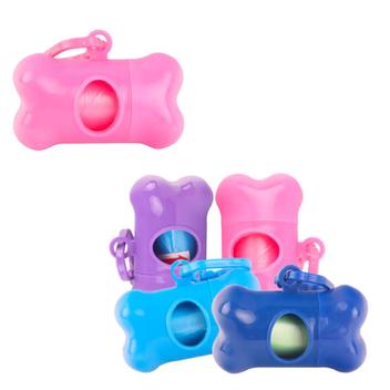 Cata Caca Coco Cachorro Suporte + 30 Saquinhos Pet p/ Passeio Coletor ...