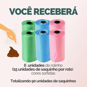 Cata Caca Saquinho Saco Pet Refil Higiênico Para Cães Gatos Passeio ...