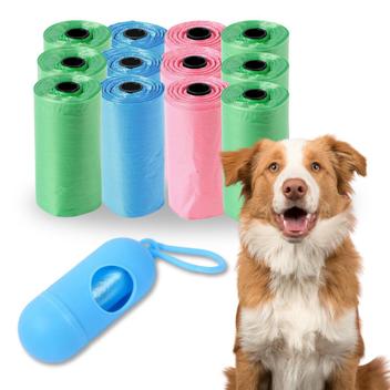 Cata Caca Suporte Para Saquinho Fezes Cachorro Pet 12 Rolos Saco Coco ...