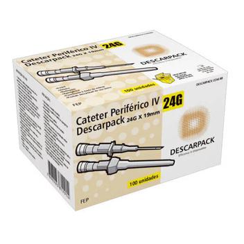 Catater Intravenoso 24g C/100 un - DESCARPACK - Cateter - Magazine Luiza