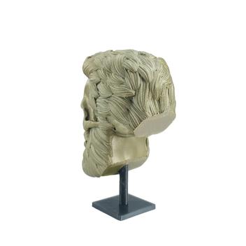 Caveira Barber Shop Barbearia Decoração 3D - shoptore.br - Escultura ...
