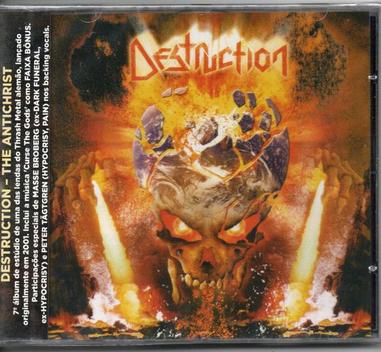 Cd Destruction The Antichrist (Acrilico) - Shinigami Records ...