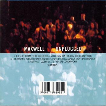 CD Maxwell MTV Unplugged EP - WARNER MUSIC - Coletânea de Músicas ...