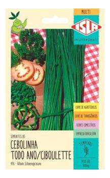 Cebolinha de Tempero Todo Ano Ciboulette - 500mg de Sementes - ISLA ...
