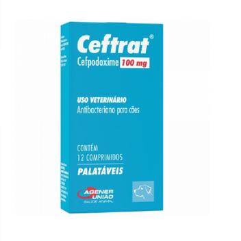 Ceftrat 100 Mg - 12 Comprimidos - Agener Uniao - Antipulga e ...