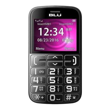 Celular Blu Joy Dual Sim 24Mb Ram Para Idoso Tecla Grande Preto ...