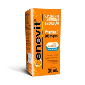 Cenevit Gotas 200mg Sabor Laranja 30ml - Zinco - Magazine Luiza