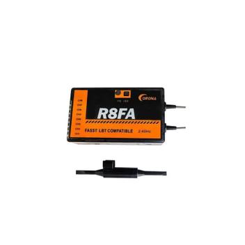 Central de Controle de Voo Modelo Corona Rx R8Fa 8Ch Futaba Fasst ...