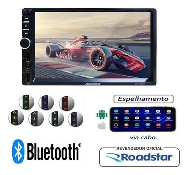 Central MP5 Roadstar 1 Din RS401BR Tela 7 Bluetooth/2 USB/SD/AUX/FM/Espelhamento - Central ...
