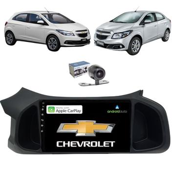Central Multimídia 9 Polegadas Touch BT Carplay AndroidAuto GM Onix 2012 até 2019 Joy até 2021 ...