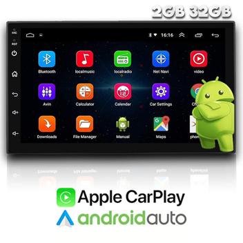 Central Multimidia Android 7 Pol 2Gb+32GB Auto Carplay Espelhamento 2 Din Usb Gps - E-Tech ...