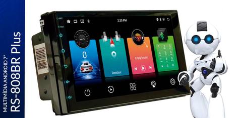Central Multimídia Automotivo Roadstar Android 11 GPS Bluetooth Tela ...