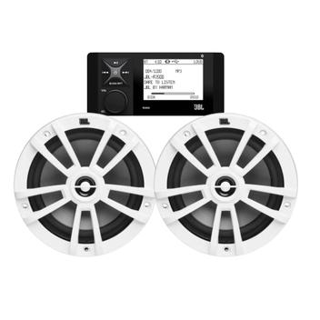 Central Multimídia JBL Marine Wake R3500 + Par Alto Falantes 6 Stage ...