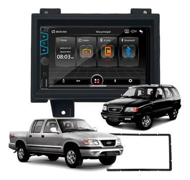 Central Multimídia MP5 2 Din Roadstar RS404BR 7" Espelhamento BT USB SD ...