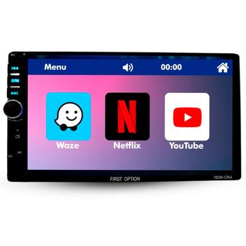Central Multimídia Mp5 7" Automotiva Android Auto Carplay 2 Din Espelhamento 7810H - First ...