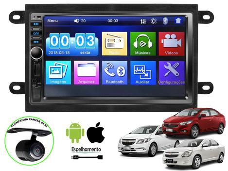 Central Multimidia Onix Prisma Spin Cobalt Mp5 Usb Bluetooth Espelhamento Android 7 Polegadas ...