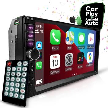 Central Multimídia Universal 2DIN CarPlay + AndroidAuto MP5 - First ...