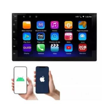 Central Multimidia Universal 2gb Ram Carplay Android Auto 7polegadas RA909 - Knup - Central ...