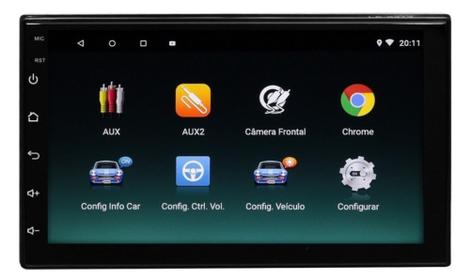 Central Multimidia Universal Slim 7 Polegadas Android 16gb Wifi ...