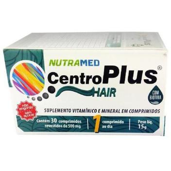 Centro Plus Hair 30 Capsulas 500mg - Nutramed - Colágeno - Magazine Luiza
