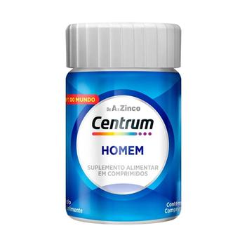 Centrum Homem 30 Comprimidos Polivitamínico De A A Zinco ...