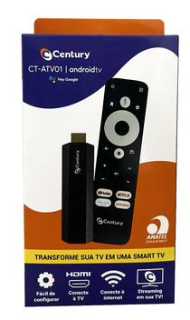 Century Smart Tv Stick androidtv - CT-ATV01 - Streaming - Magazine Luiza