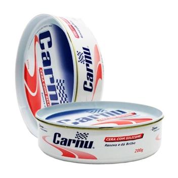 Cera Automotiva Com Silicone Pasta Carnu Renova Brilho - 200g - Cera ...