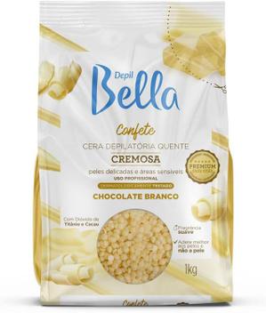 Cera Confete Cremosa Chocolate Branco Depil Bella 1 kg - Cera ...