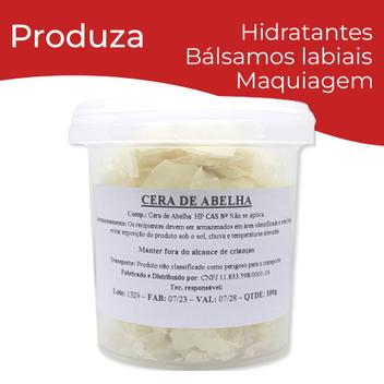 Cera De Abelha 100gr Hidratante Maquiagem Batons - IB - Cera para ...