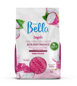 Cera Depil Bella Confete Pink Pitaya 1kg - Cera Depilatória - Magazine ...