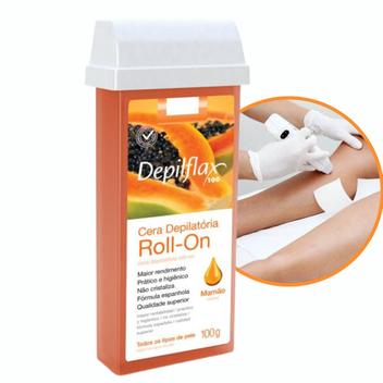 Cera Depilatória Quente Roll-on Refil 100g Depiladora Depilação ...