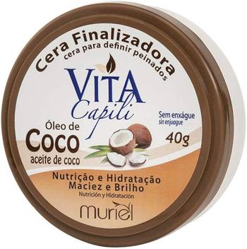 Cera finalizadora capilar coco vita capili muriel 40g - NOVA MURIEL ...