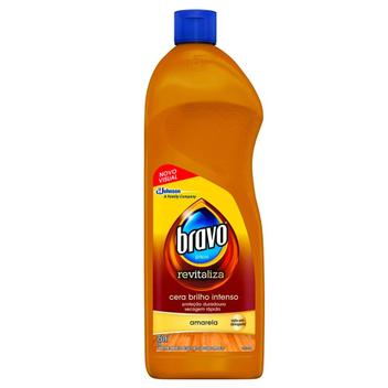 Cera Líquida Amarela Revitaliza Brilho Intenso Bravo 750ml - Sc Johnson ...