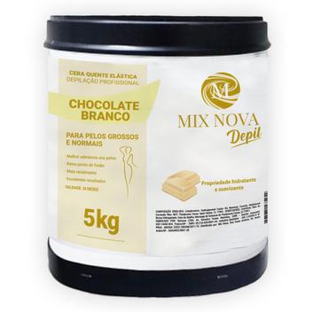 Cera Para Depilação Elástica Chocolate Branco 5kg Barrica - Mix Nova ...