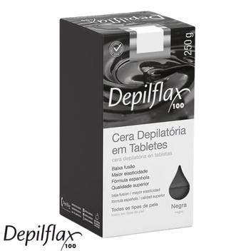 Cera Quente Depilação Elástica Negra Em Barras 250g Depilflax - Cera ...