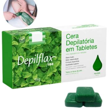 Cera Quente depiladora Depilação Depilatória Barra Tablete Elástica 1Kg ...
